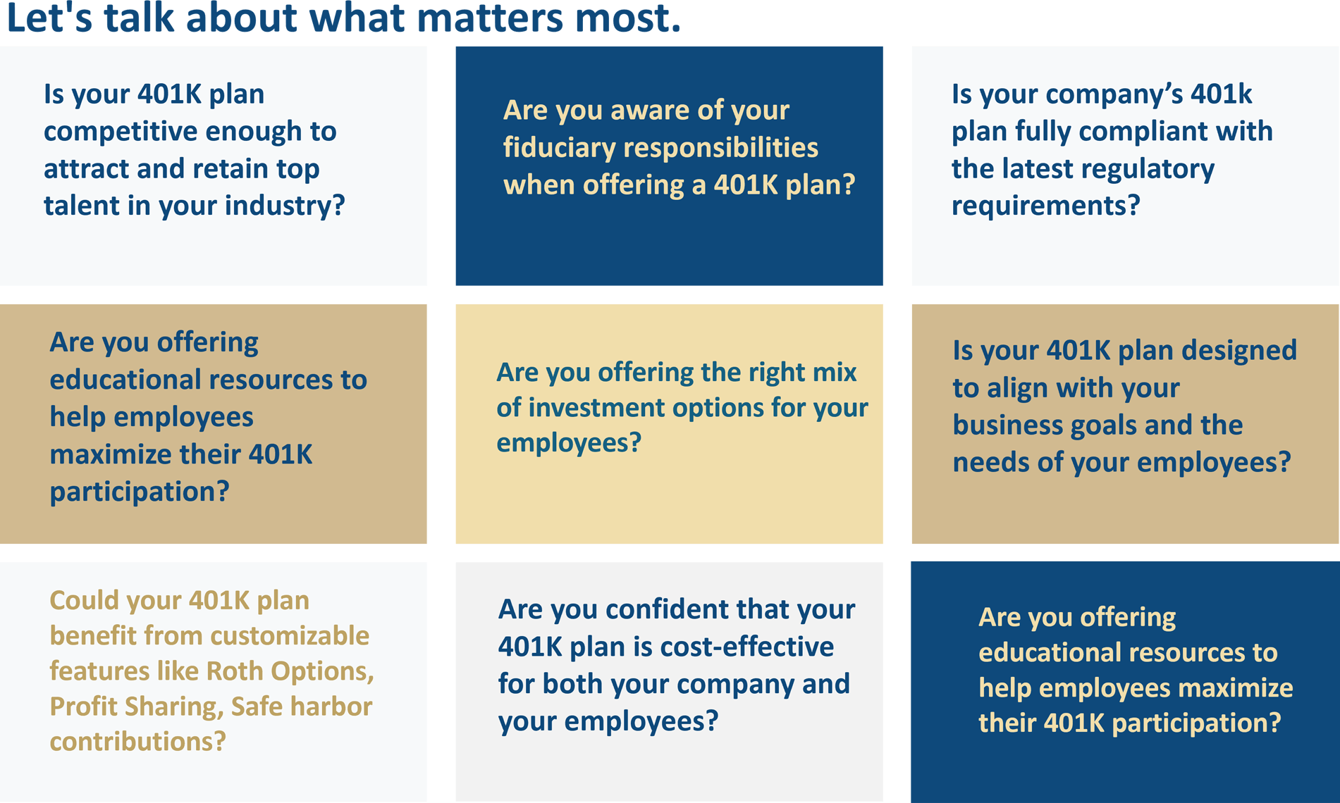 Erpelding Wealth Management - (19) 401(k) and Retirement Plans | Golden ...